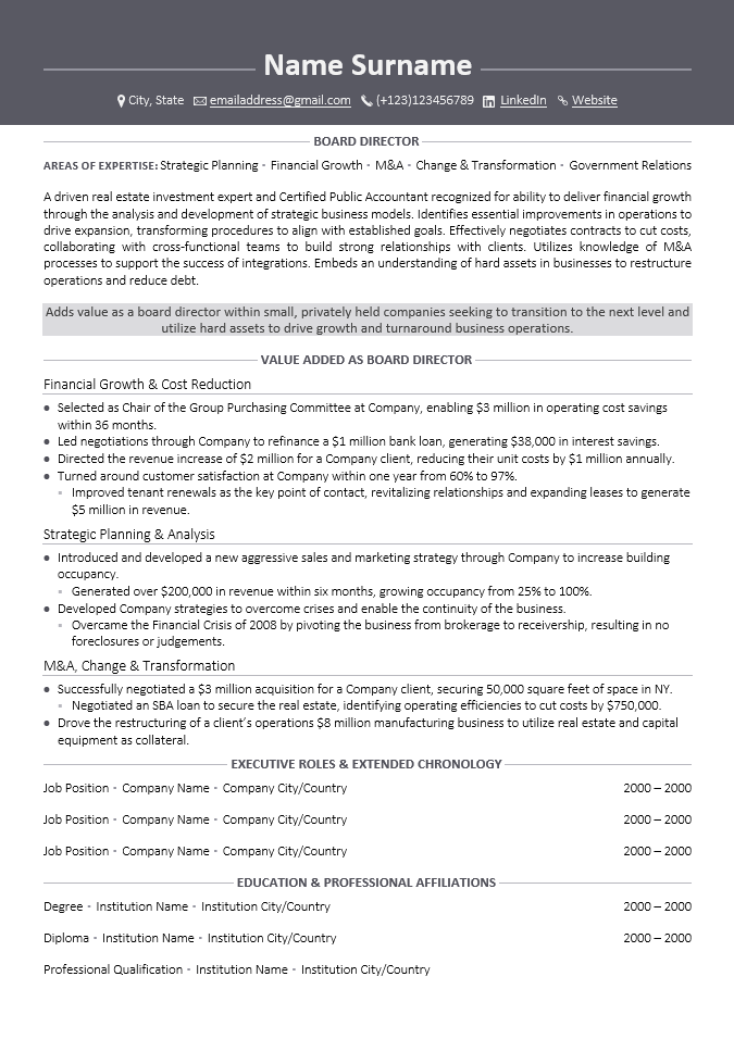 CV Templates - The CV Centre Ireland