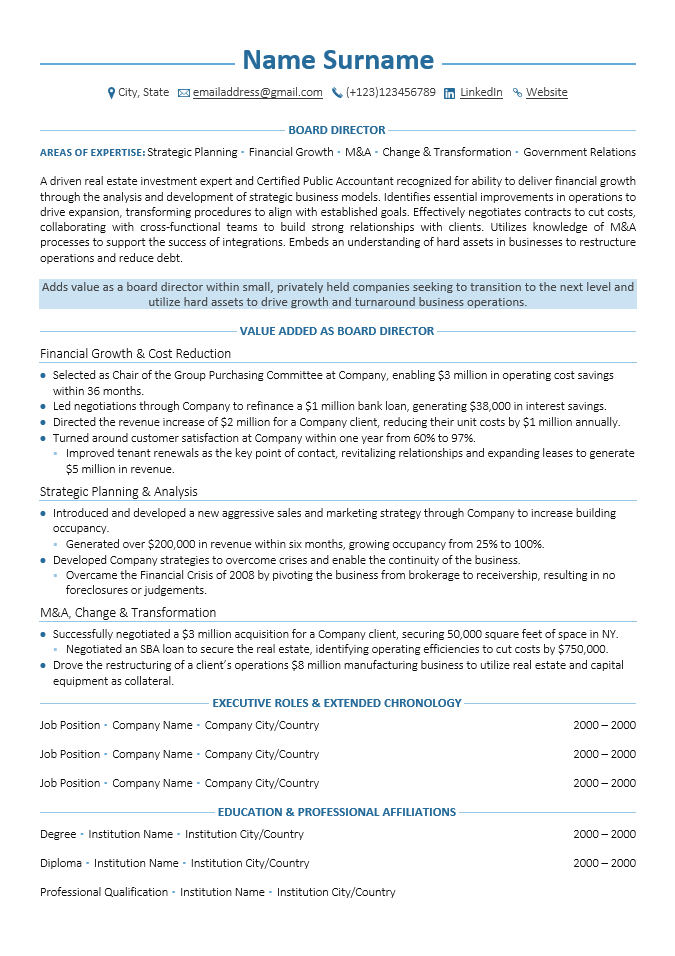 CV Templates - The CV Centre Ireland