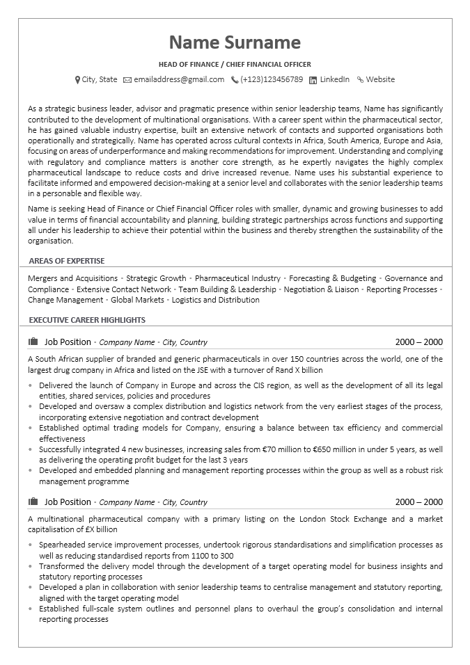 CV Templates - The CV Centre Ireland